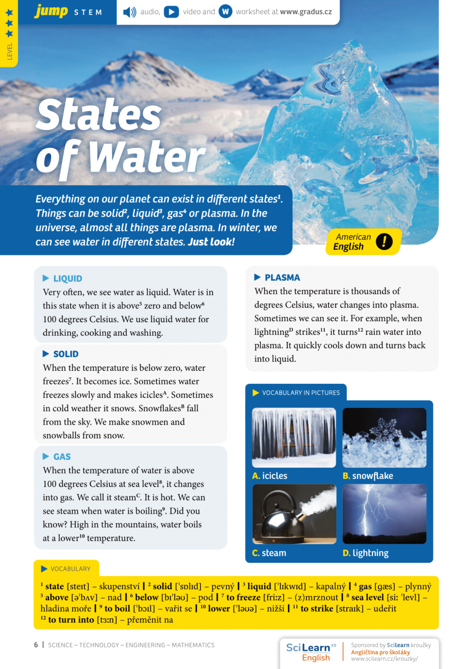 States of Water – video, text, karty a pracovní listy ke stažení ...